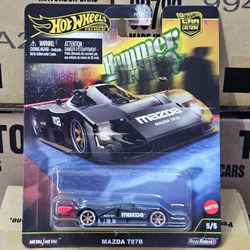 HOT WHEELS PREMIUM MAZDA 787B HAMMER DROP CAR CULTURE | Shopee Malaysia
