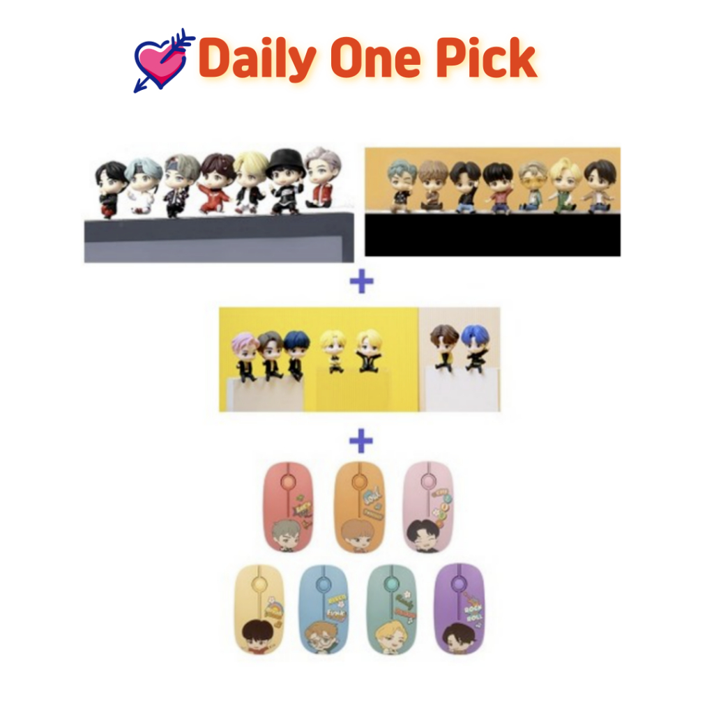 TinyTAN BTS Monitor Figure Magic Door + Dynamite + Butter + Mouse Set Bring BTS Magic to Your ...