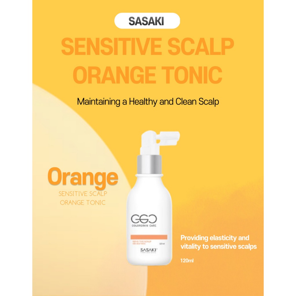 SASAKI SENSITIVE SCALP ORANGE Hair Tonic 120ml | Shopee Malaysia