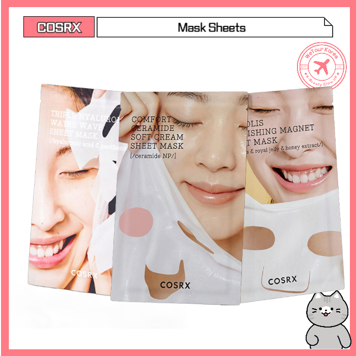 [COSRX] Sheet Masks (Propolis / Triple Hyaluronic / Comfort Ceramide ...