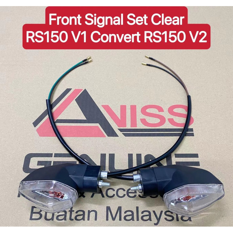 (CUTTING RS150 V2 PNP RS150 V1) HONDA RS150R V1 FRONT & REAR SIGNAL CLEAR SIGNAL BELAKANG RS150R ...