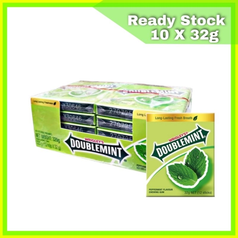 Doublemint Gold Peppermint Envelope Gum / Chewing (10's) | Shopee Malaysia