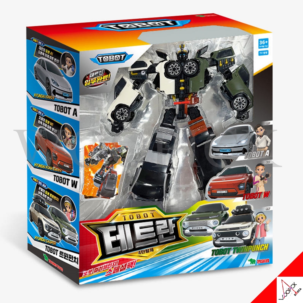 TOBOT 2024 TETRAN Special Color Twin Punch A W Combine Transformer ...