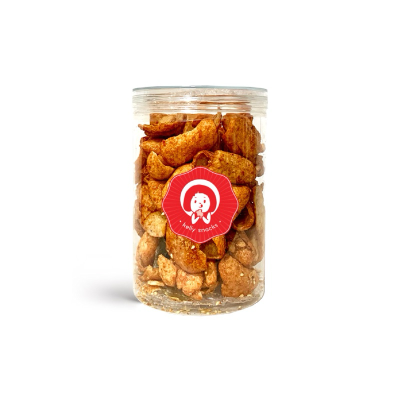 Kelly Snacks XO Shrimp Paste Fish Crackers (Spicy) 180g | Shopee Malaysia