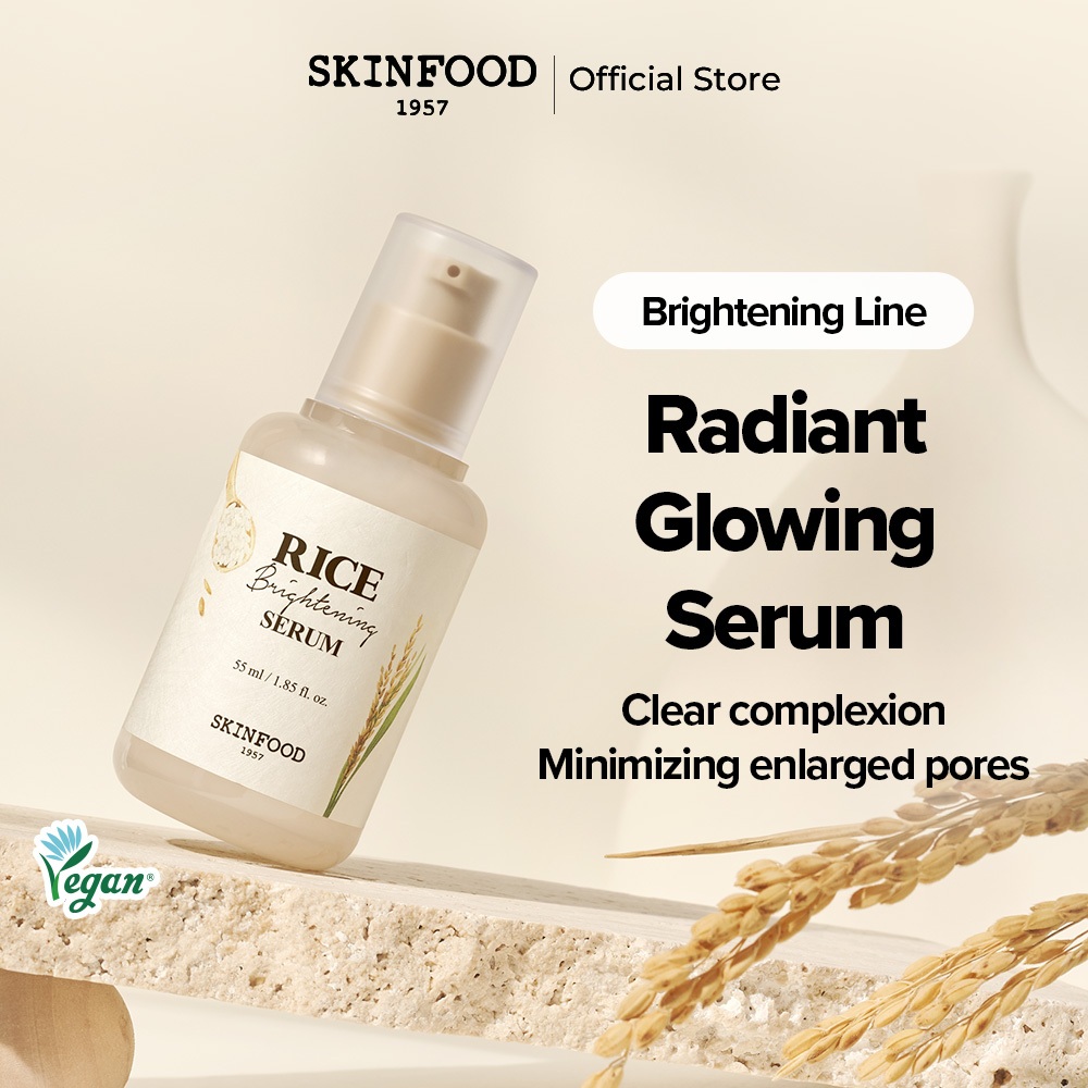 [SKINFOOD Official] Rice Brightening Serum 55ml/ Glow skin ...