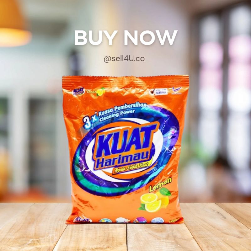 PENCUCI PAKAIAN KUAT HARIMAU LEMON DETERGENT (450g) | Shopee Malaysia