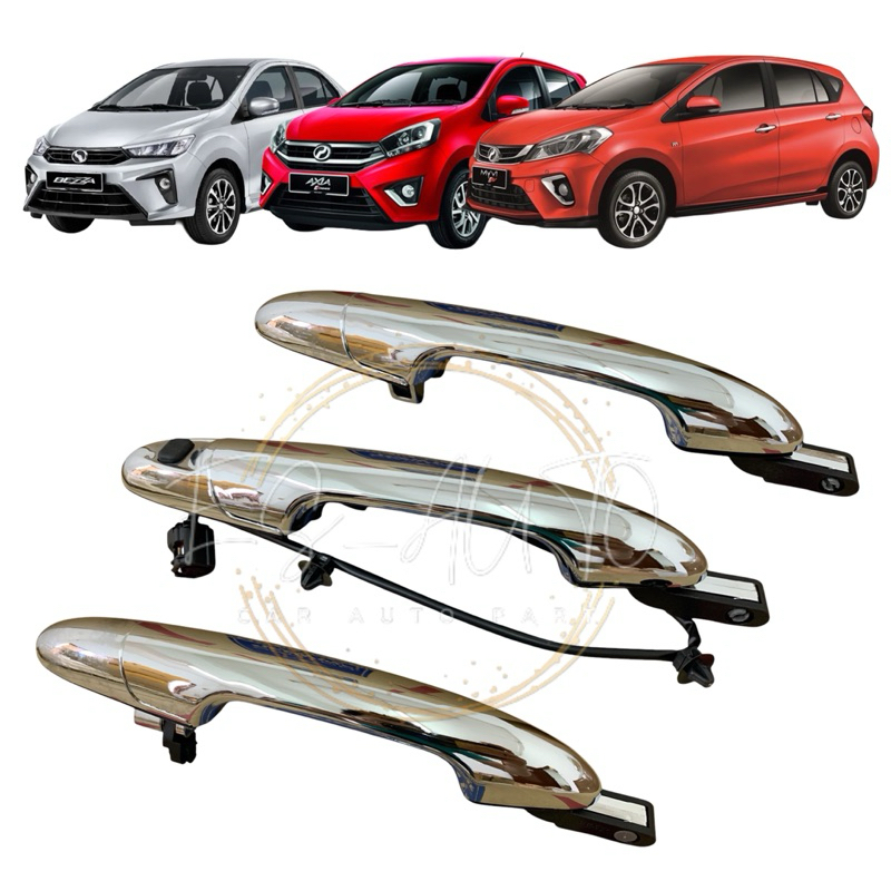 *Perodua Bezza, Axia 2017, Myvi 2017 Door Outer Handle (Chrome) Oem ...