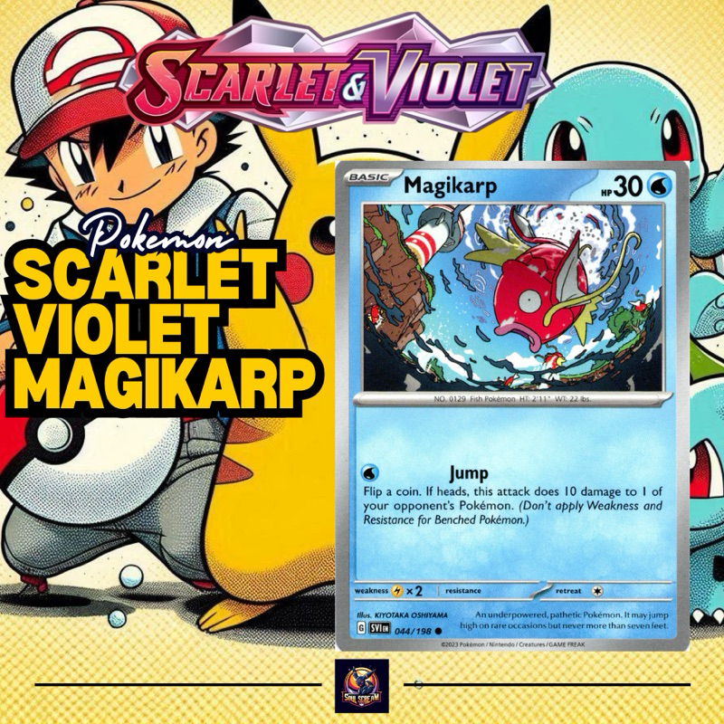 Pokemon TCG Magikarp Scarlet Violet Base set | Shopee Malaysia