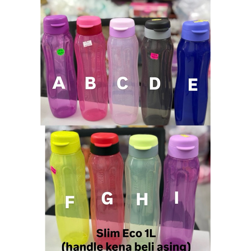 Tupperware Slim Eco Bottle 1L tupperware slim eco bottle 1000ml ...