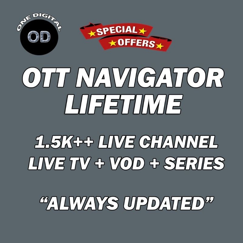 OTT NAVIGATOR PREMIUM+ LIFETIME | Shopee Malaysia