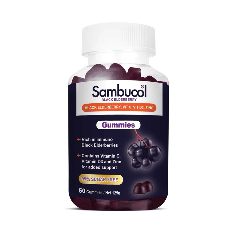 Sambucol Black Elderberry Original Gummies (50 Gummies) | Shopee Malaysia