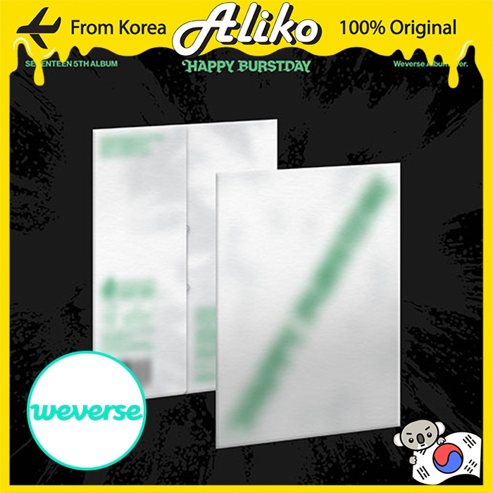 SEVENTEEN - 5th Album ‘HAPPY BURSTDAY’ Weverse Albums ver. | Shopee Malaysia