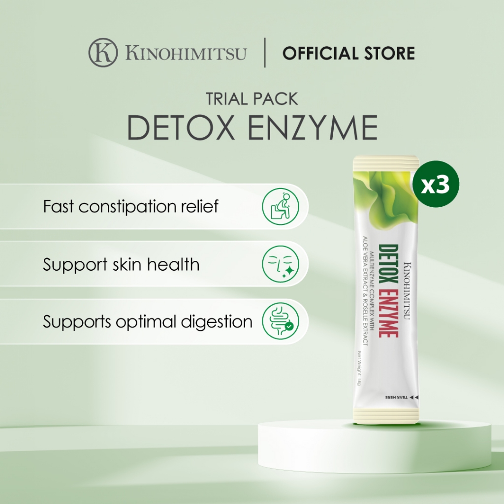 [Trial Pack] Kinohimitsu Detox Enzyme 3's - Constipation Relief ...
