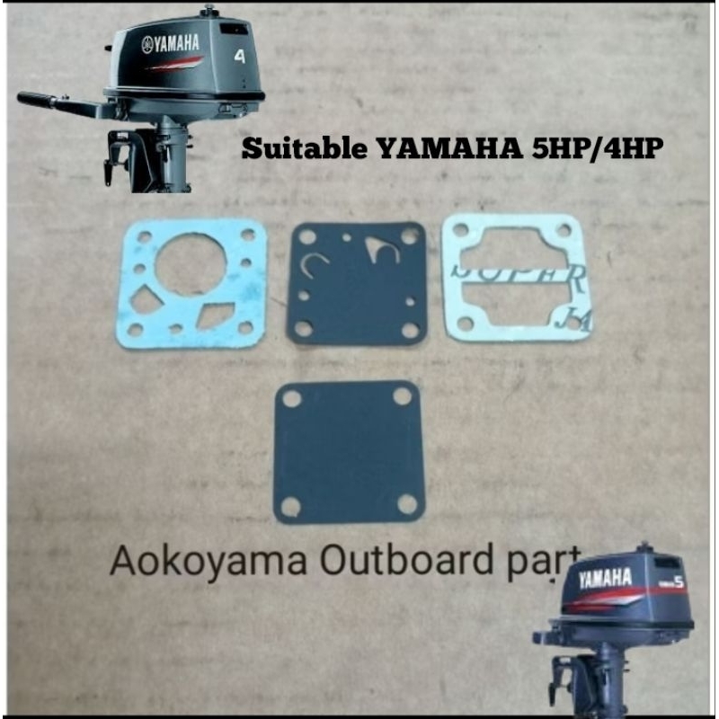 YAMAHA OBM 5HP/4HP Gasket Fuel pump /isi pump 6E0-24470-02 # 2 stroke ...