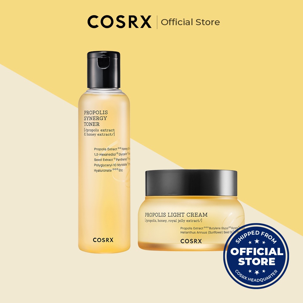 [COSRX OFFICIAL] Full Fit Propolis Duo set_ Toner 150ml(Alcohol Free ...