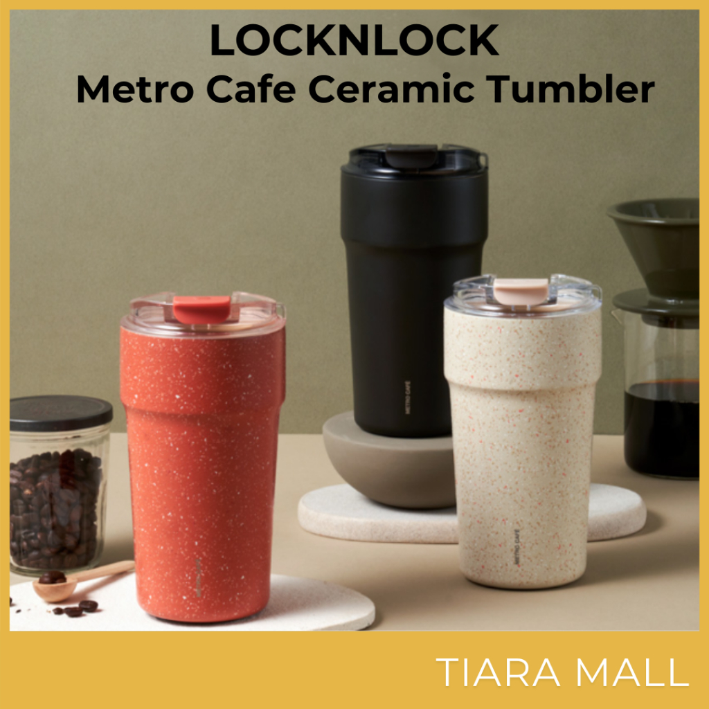 LocknLock Metro Cafe Ceramic-Coated STS304 Leak-proof Tumbler 400ml ...