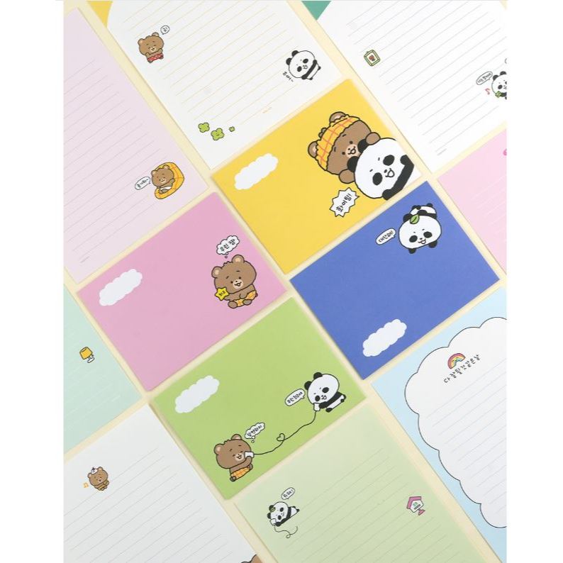 [Made in Korea] Letter Paper Set Writing Paper with Envelopes Set ...