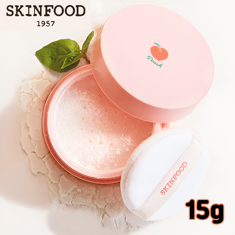 [SKINFOOD] Peach Cotton Multi Finish Powder 15g | Shopee Malaysia