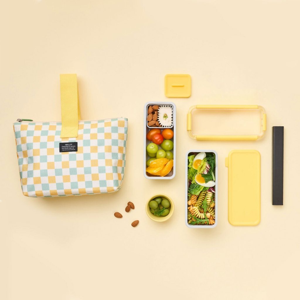 [KOREA Costco ]LocknLock Dosilock 2-Tier Bento Lunch Box Set 9P ...