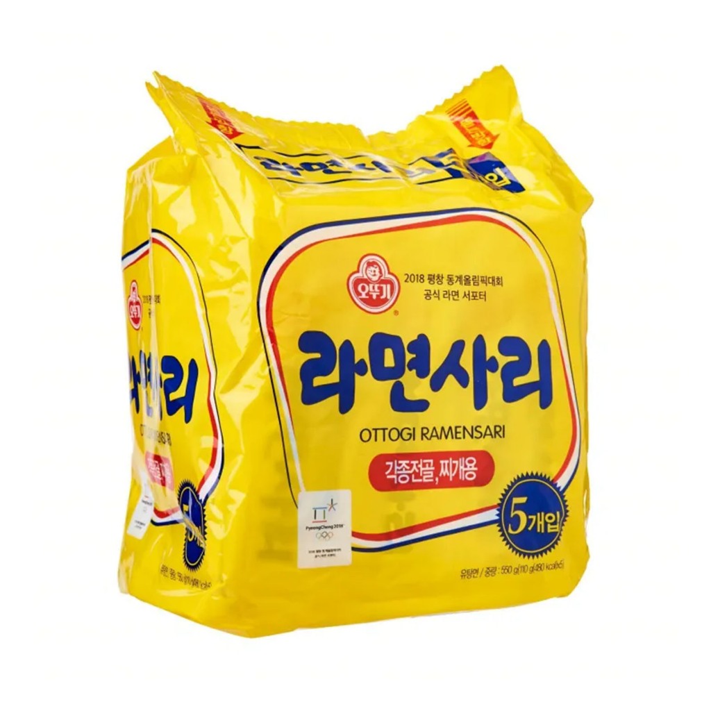 [OTTOGI] Korean Plain Sari Instant Noodles (5 packets x 110g) | Shopee Malaysia