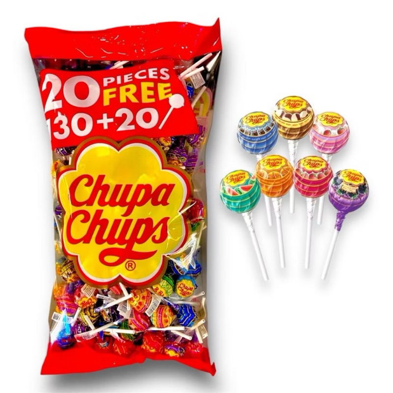 【100pcs】 Chupa Chups Lollipop Assorted Flavours（Halal） | Shopee Malaysia