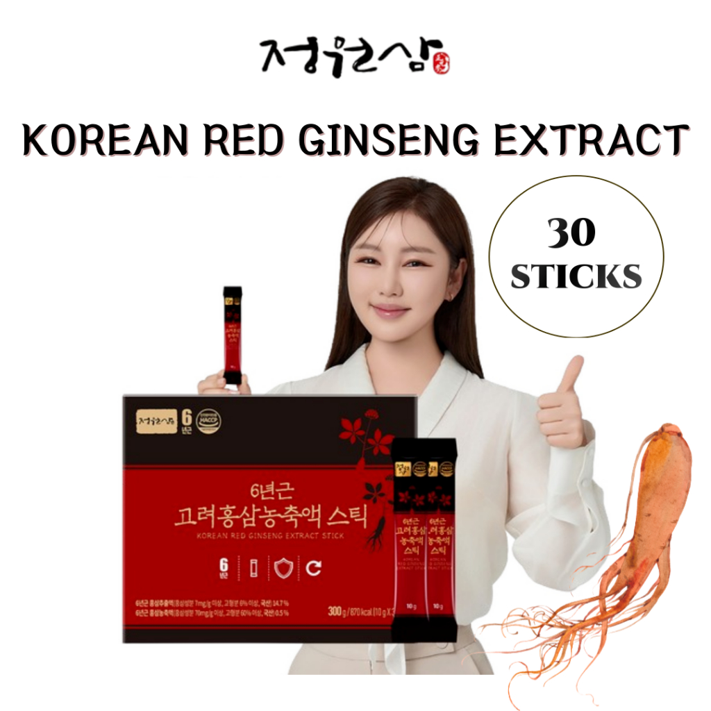 Korean Red Ginseng Extract 30 Sticks | | 6 YEARS RED GINSENG EXTRACT ...
