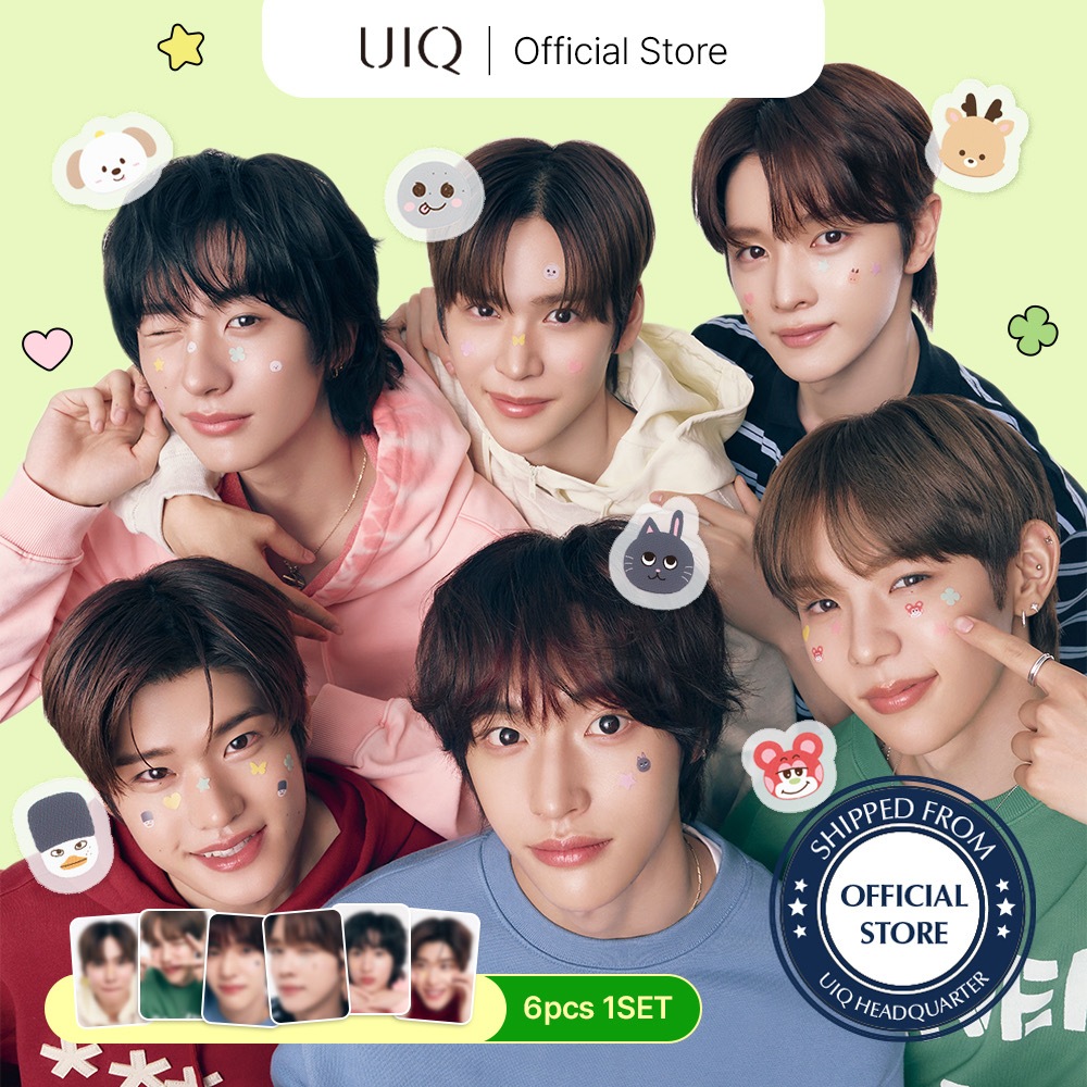 UIQ x RIIZE Biome Remedy™ Calming Spot Patch with RIIZE post card set, Character patch, spot ...