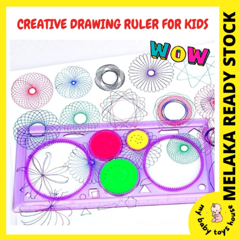 Spirograph Geometric Ruler Drafting Tools Art Sets for Kids Stationery ...