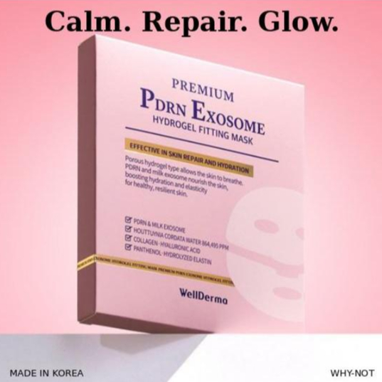 [WELLDERMA KOREA] PREMIUM PDRN EXOSOME FITTING MASK 25G x 4PCS ...