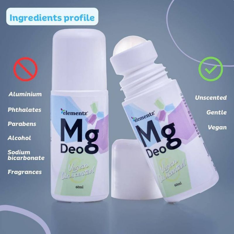 Elementz | Magnesium Deodorant | Natural Deodorant No Aluminum | Safe ...
