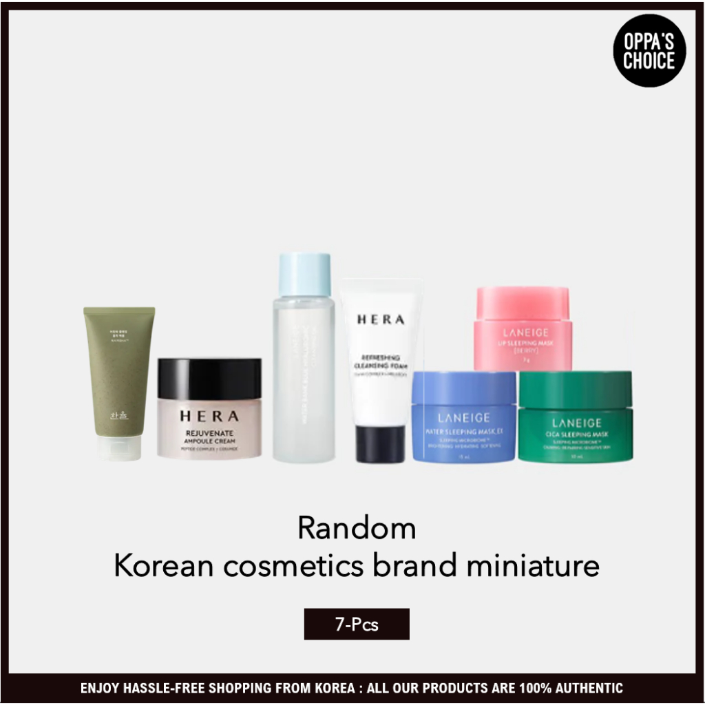 Random Korean Cosmetics Brand Sample 7pcs | Shopee Malaysia