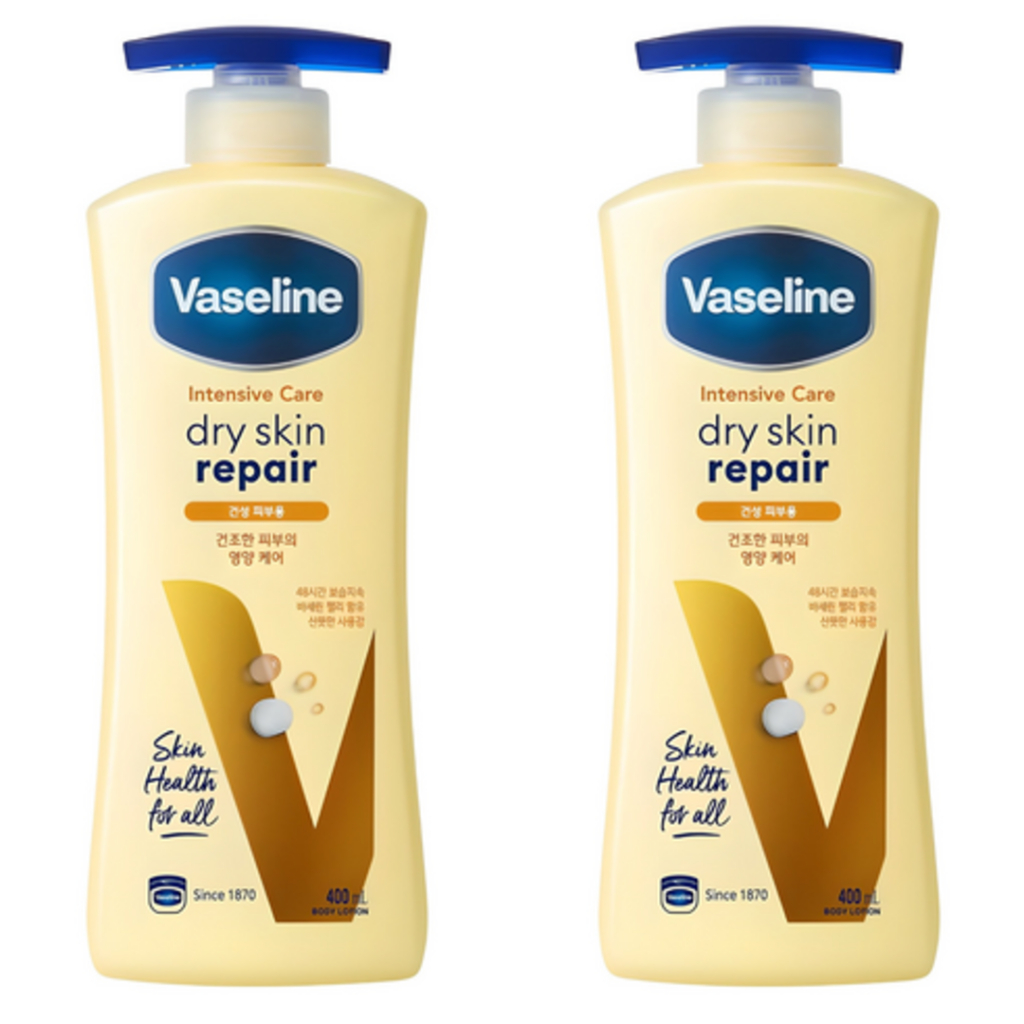 Vaseline Intensive Care Dry Skin Repair Body Lotion, 400ml, 2ea | Shopee Malaysia