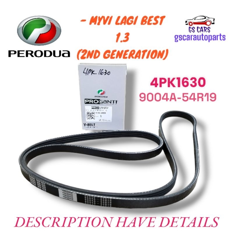 4pk1630 Perodua myvi lagi best d54t 1.3 (2011-2017) 100% original ...