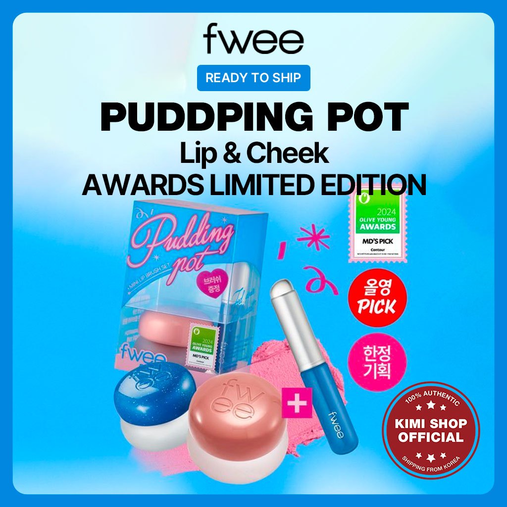 [FWEE] Lip&Cheek Blurry Pudding Pot 30 Colors Keyring Keychain ...