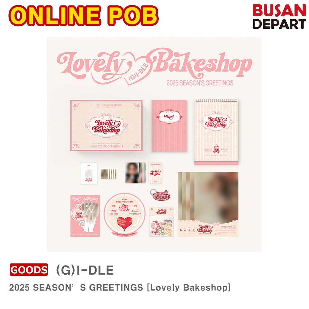 [ONLINE POB]2025 (G)I-DLE SEASON’S GREETINGS [Lovely Bakeshop] | Shopee ...