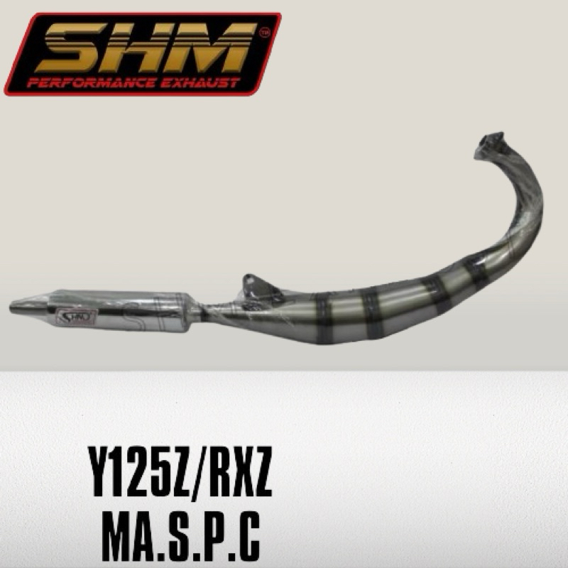 SHM YAMAHA Y125ZR Y125 EXHAUST PIPE CHAMBER 3 SCREW 75MM 80MM 100MM ...