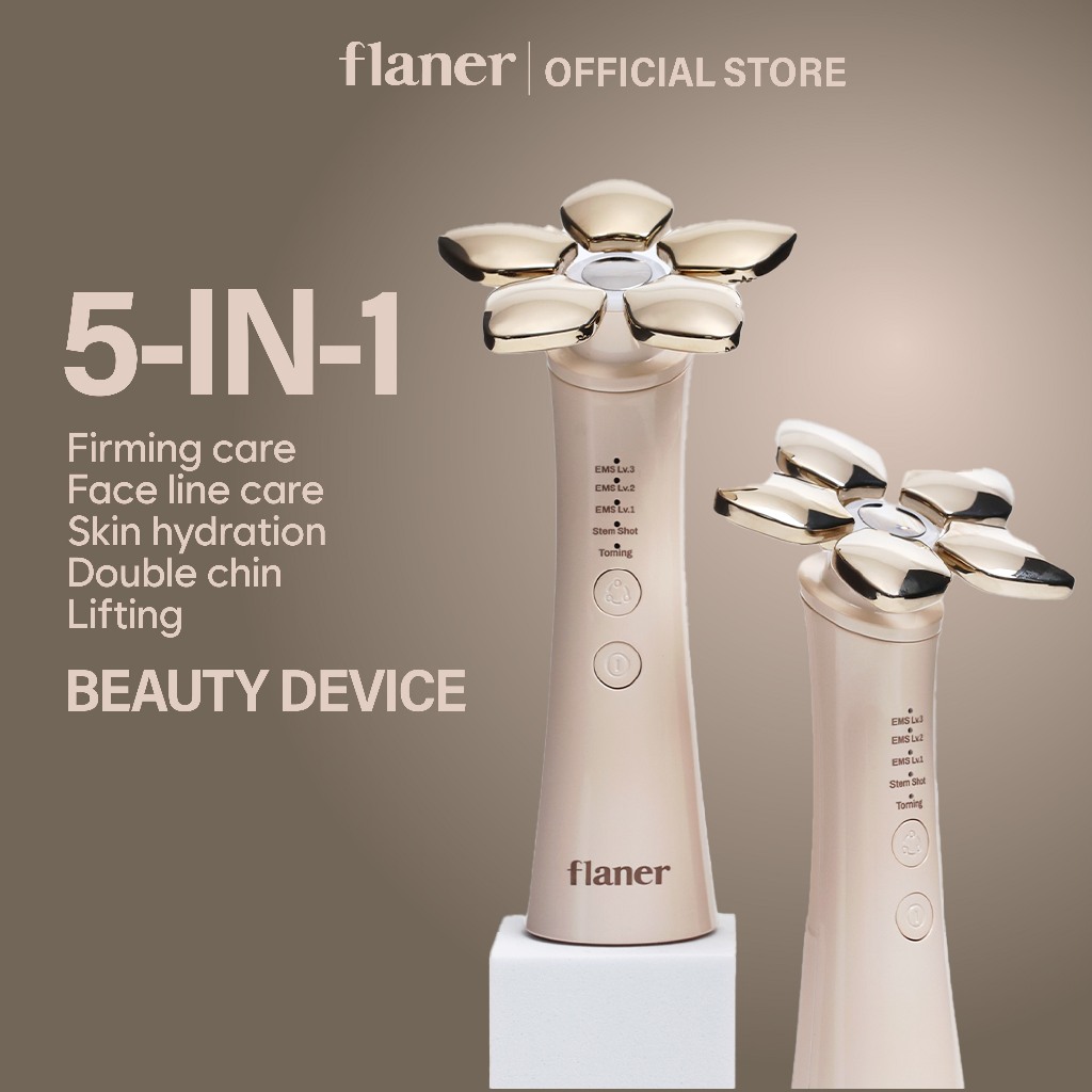 FLANER Flora Booster | Lifting & Anti Aging Face Massager | Shopee Malaysia