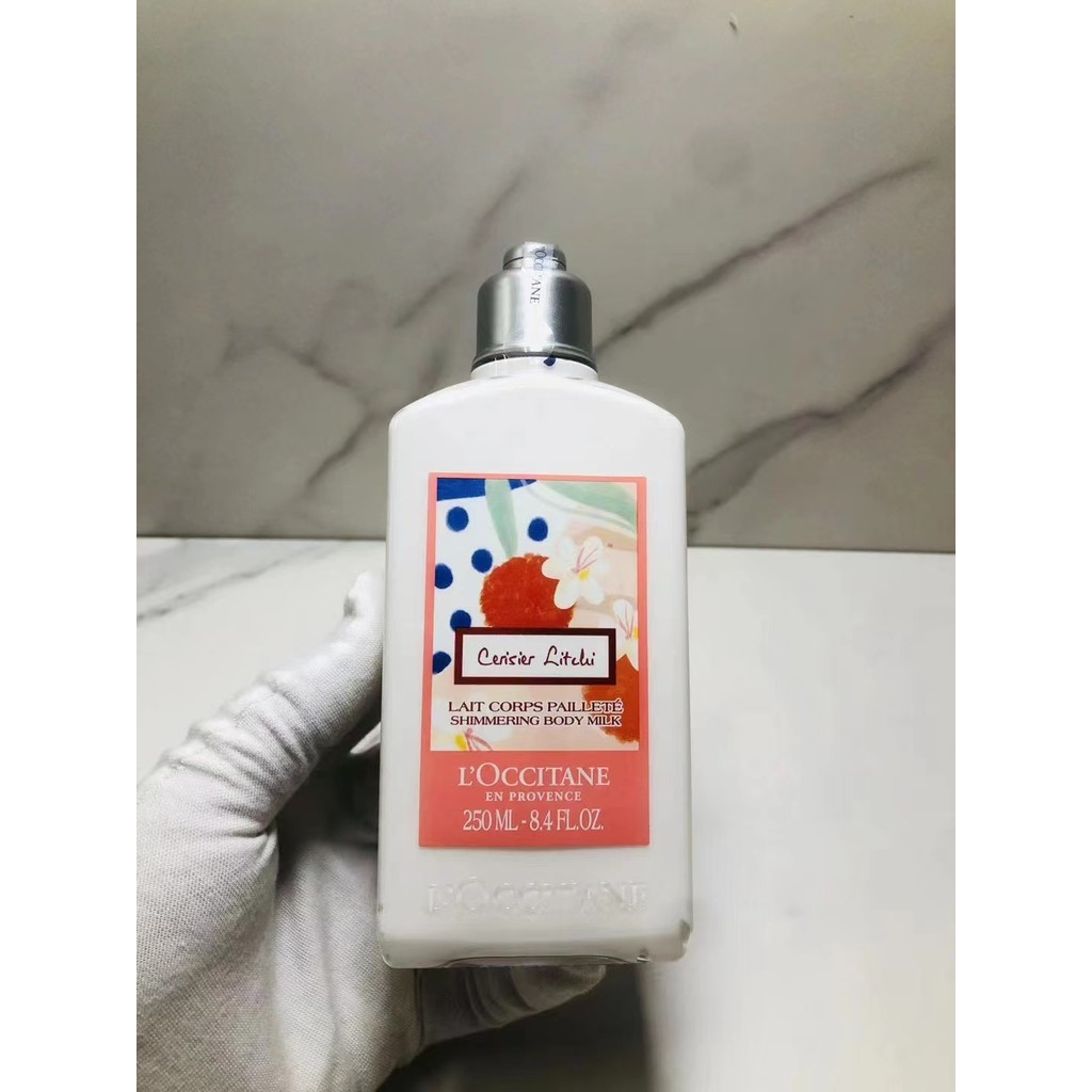 New Version L'Occitane Cherry Blossom Lychee Body Lotion 250ml | Shopee ...