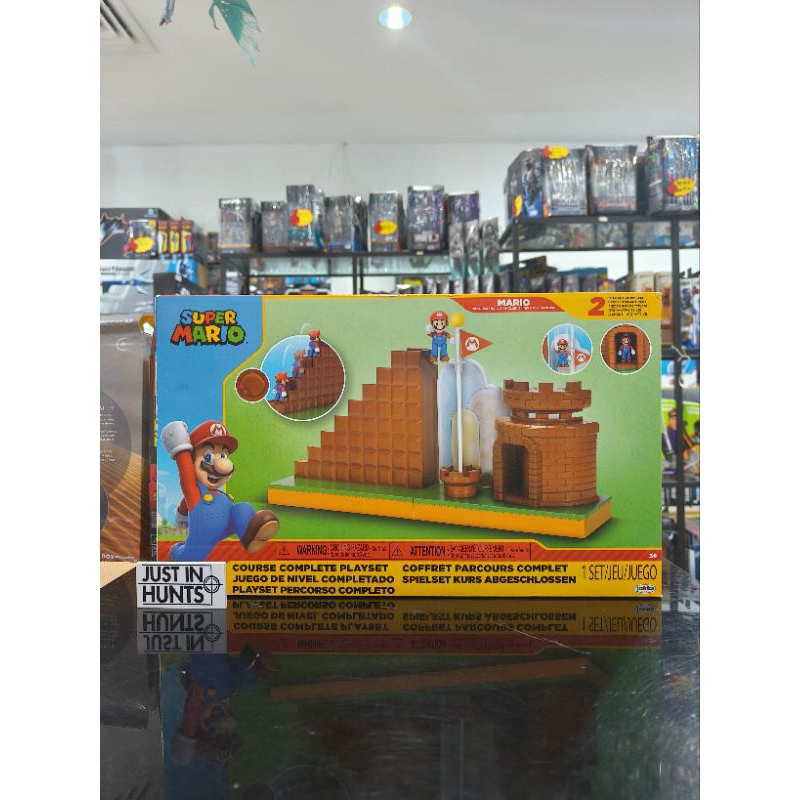 Jakks Pacific Super Mario Course Complete Playset with Mario | Shopee ...