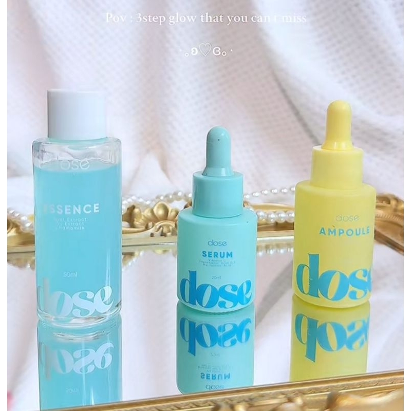 DOSE Serum Essence SALMON DNA15ml Hyaluronic Acid , Traxenamid Acid and ...