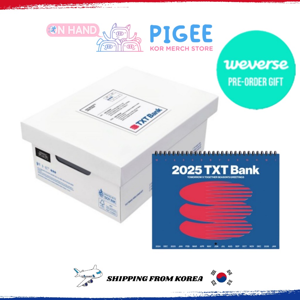 [POB] TXT - [ 2025 SEASON'S GREETING + WALL CALENDAR ] | Shopee Malaysia