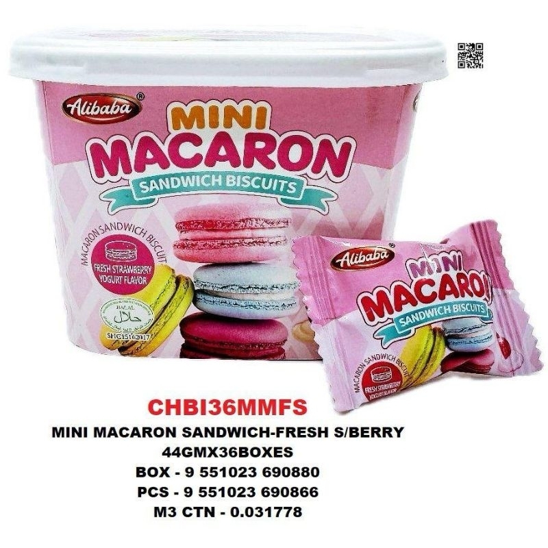 MINI MACARON SANDWICH HALAL BISCUIT (1pcs) | Shopee Malaysia