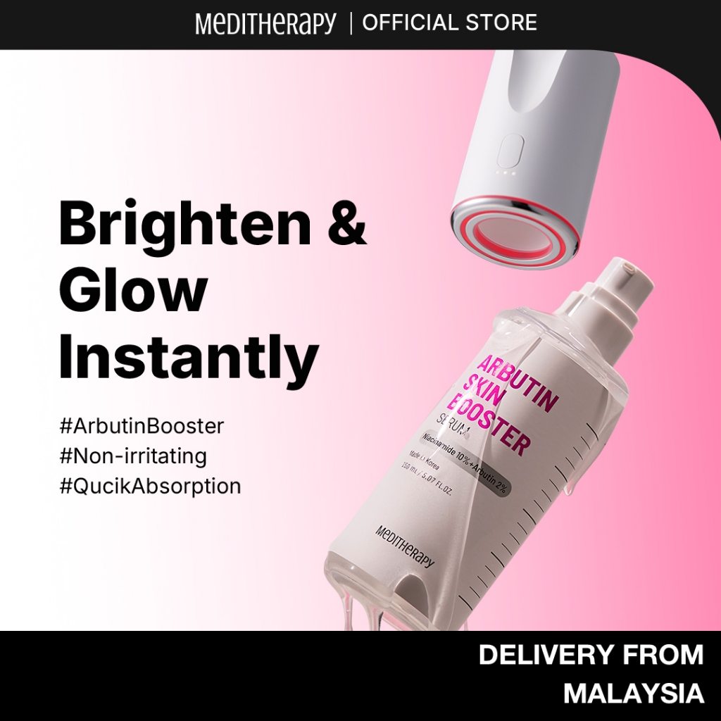 [MEDITHERAPY] Serum Penggalak Kulit Arbutin 5.07 fl.oz, 150ml / Tone-Perfecting Facial Serum for ...