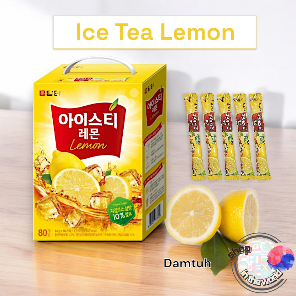 Damtuh Ice Tea Lemon Twenty/ forty/1box Lemon Flavor It Can Be Enjoyed ...