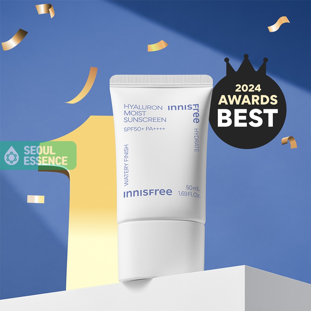 INNISFREE Hyaluron Moist Sunscreen 50ml SPF50+ PA++++ - Hydrating Sun ...