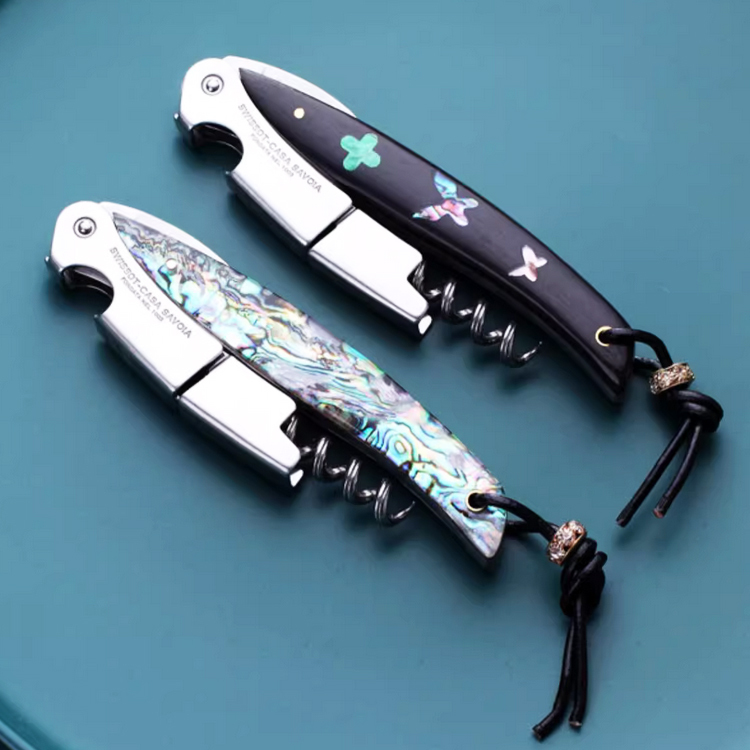 Stainless Steel Wine Corkscrew Opener Seashell Handle | Shopee Malaysia