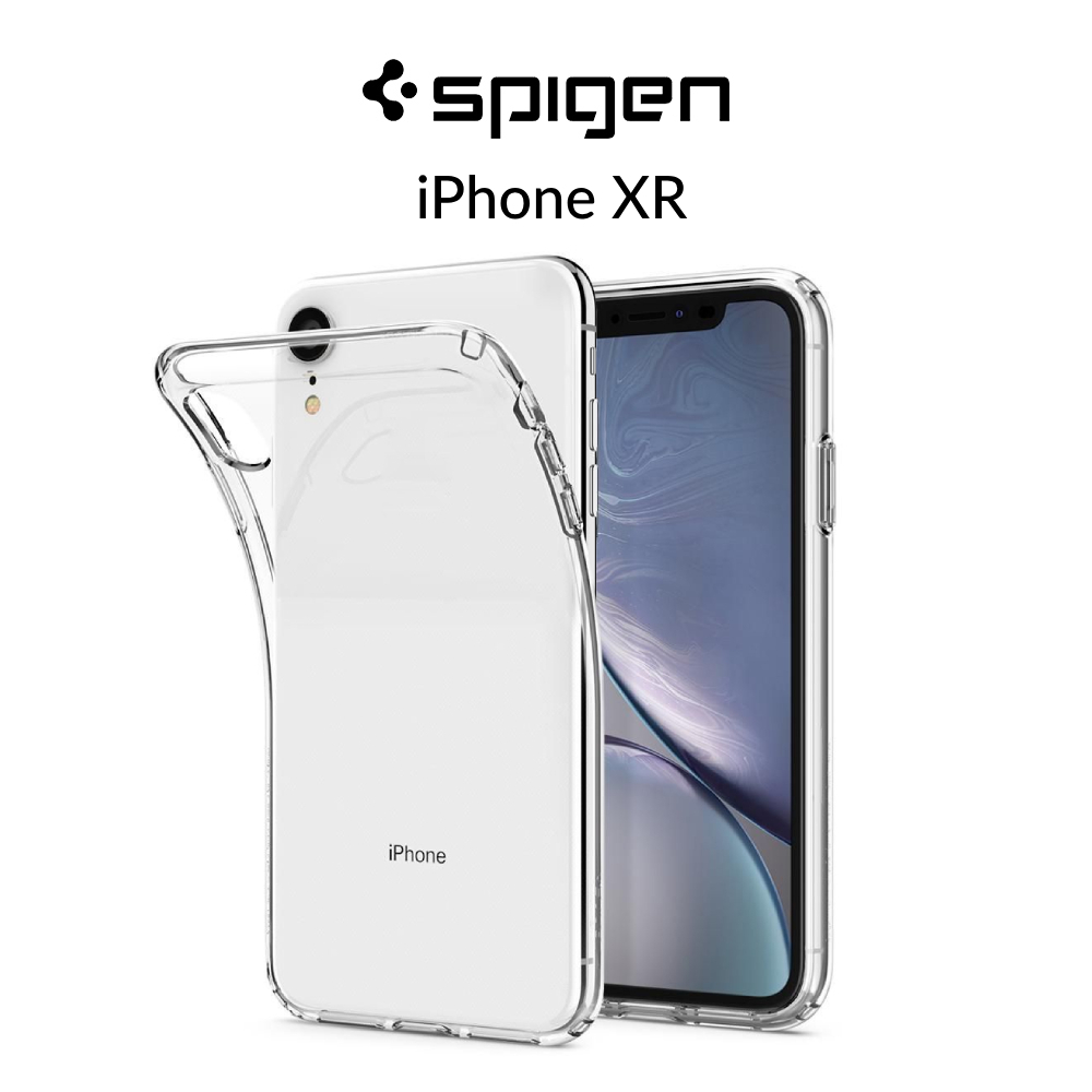 Spigen iPhone XR Case Liquid Crystal iPhone XR Crystal Flex Clear Casing Spigen Cover | Shopee ...