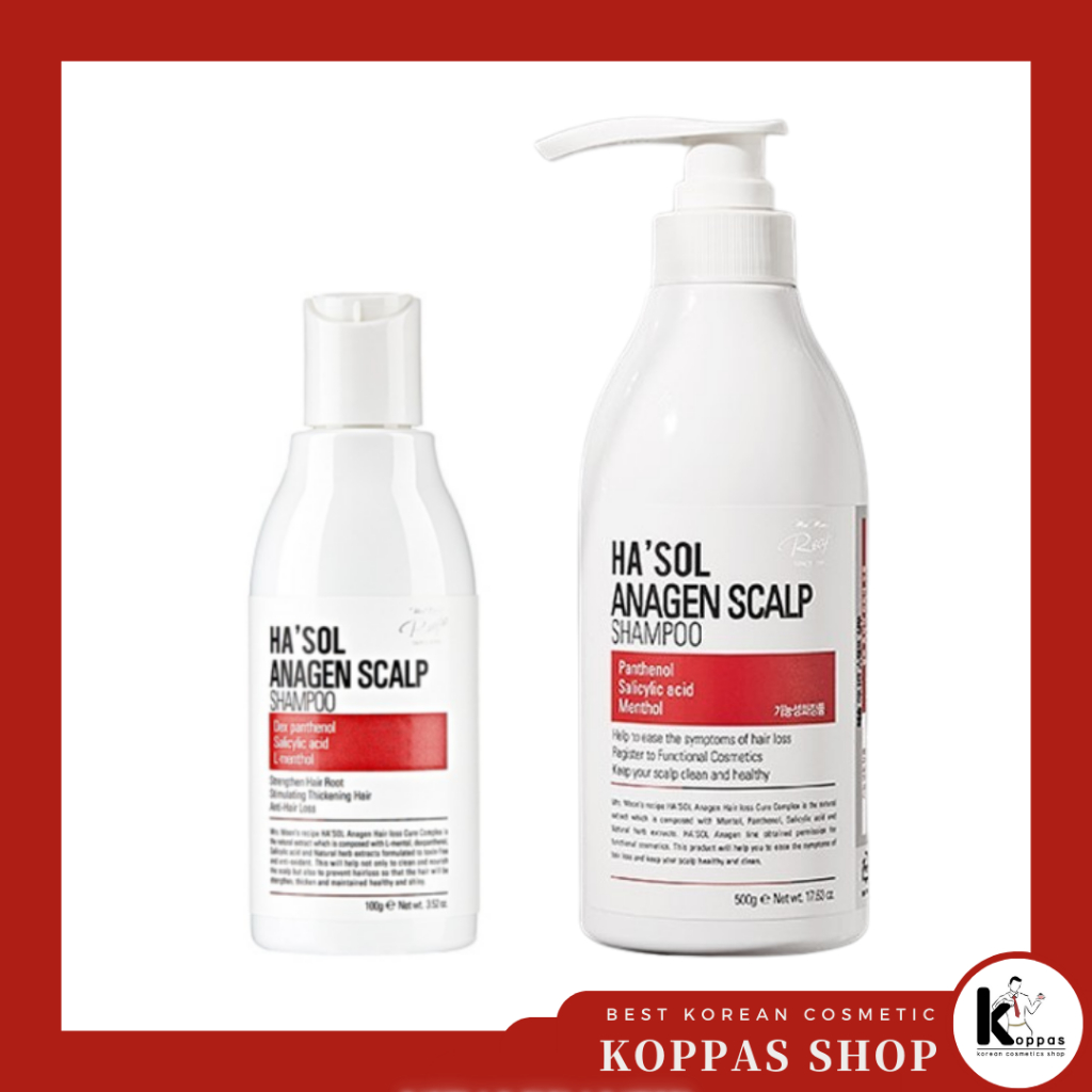[HA'SOL] ANAGEN Scalp Shampoo (100g / 500g) | Shopee Malaysia