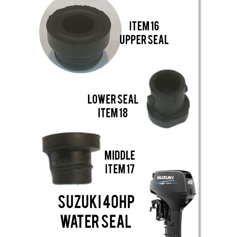 SUZUKI OBM 40HP Gromment Middle/Upper/Lower water seal 17565-94400/ ...