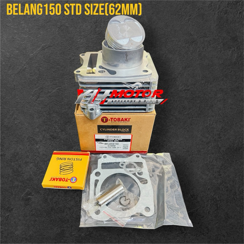 suzuki belang150 62mm(std) block full set jenama tobaki | Shopee Malaysia